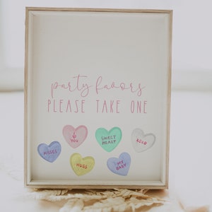 Sweetheart Custom Sign Template, Valentine's Day Baby Shower, February ...