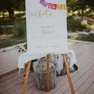 Final Fiesta Welcome Sign Template, Mexico Bachelorette Party ...