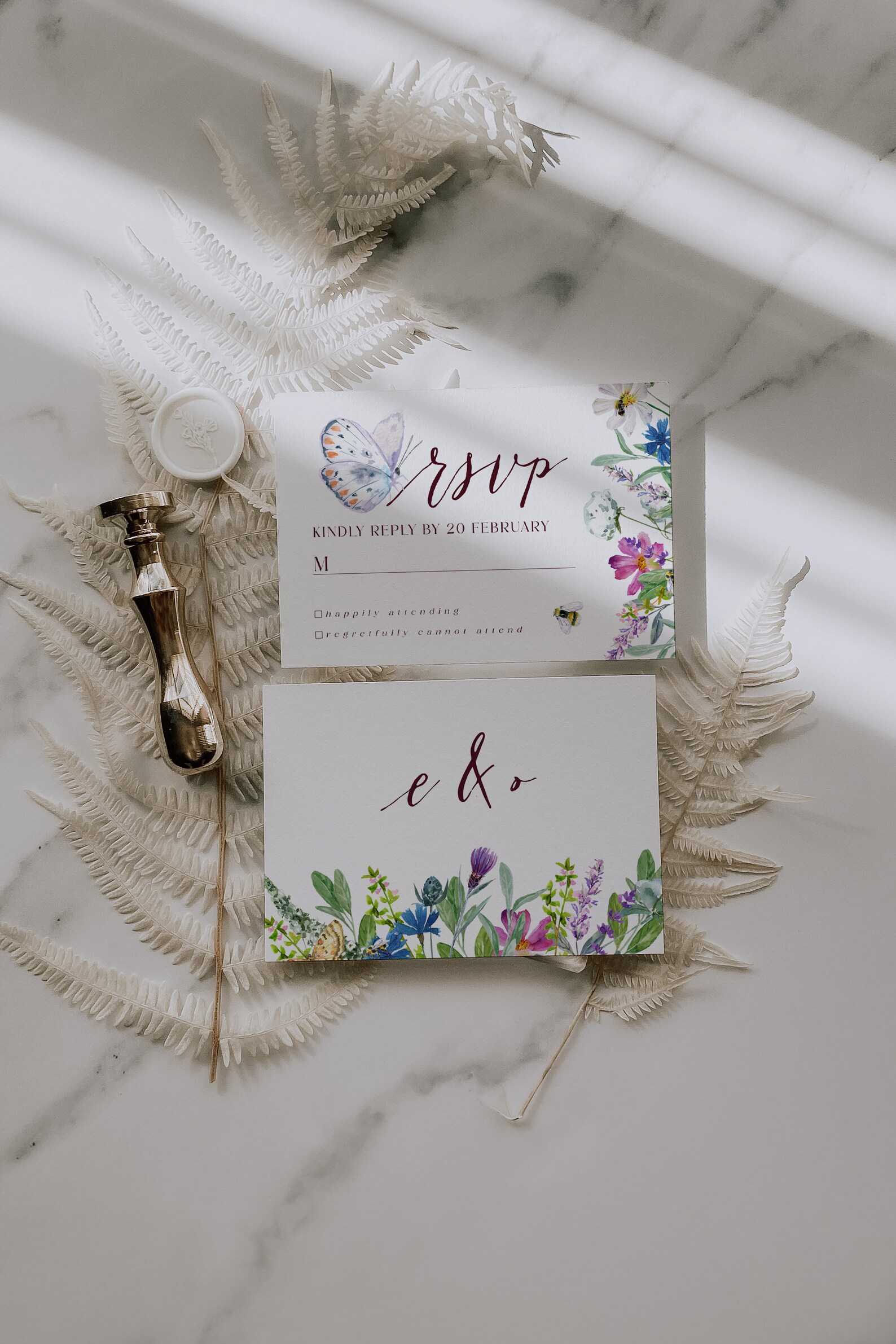 Secret Garden Wedding Invitation Suite Template, Floral Wedding ...