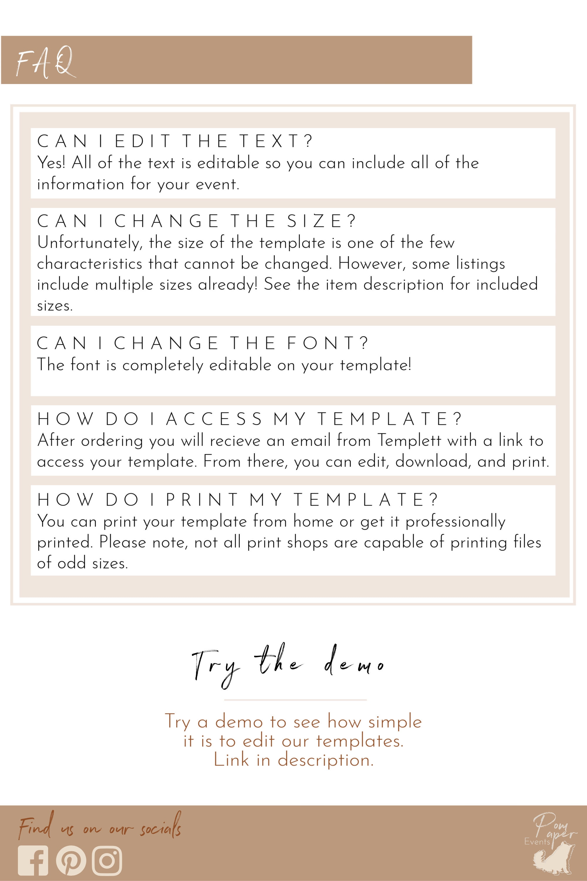 Secret Garden Wedding Invitation Suite Template, Floral Wedding ...