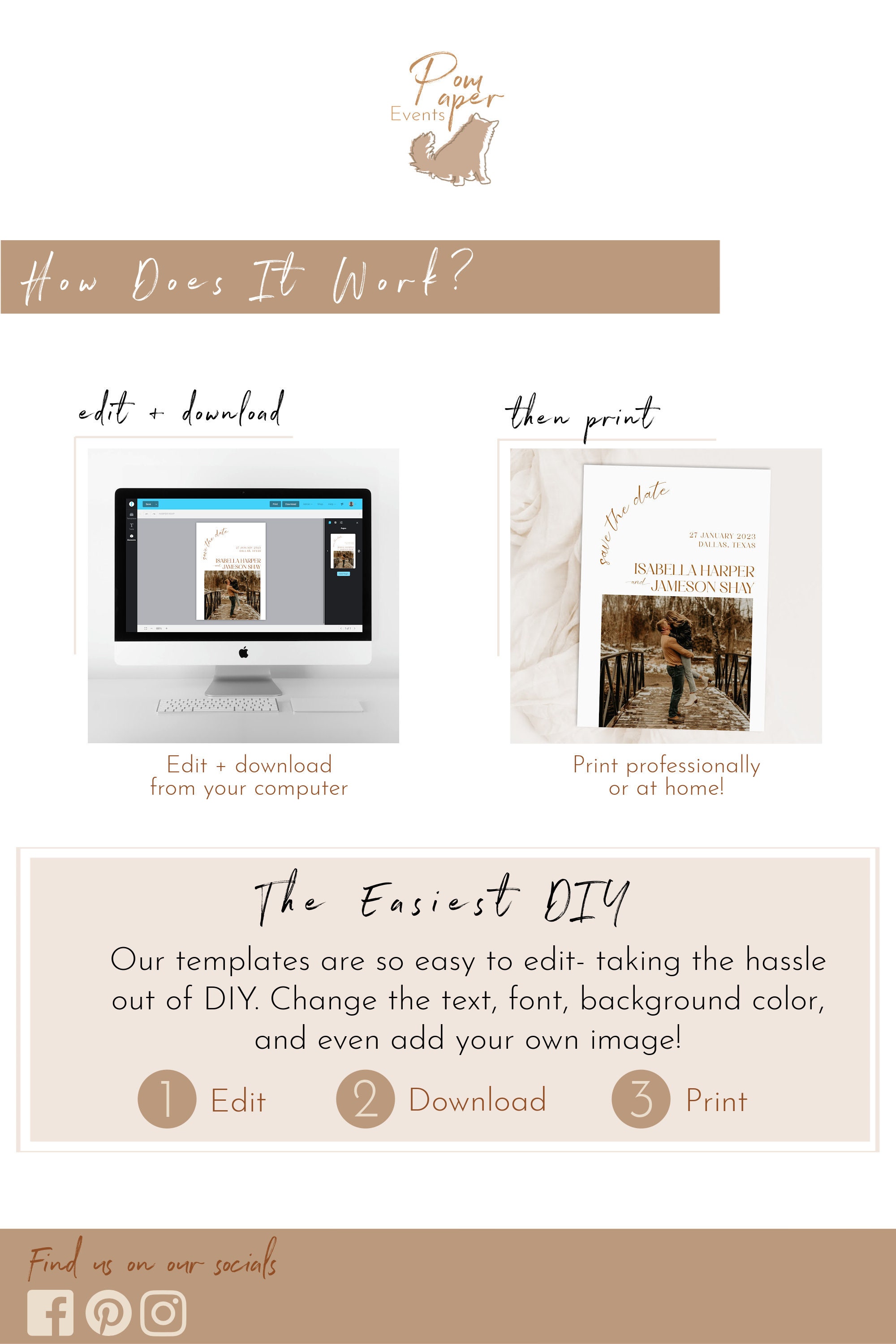 ARCHER Minimalist Welcome Sign Template Baby Shower Welcome - Etsy