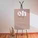 ARABELLA Retro Baby Shower Sign Template, Baby Shower Welcome Sign ...