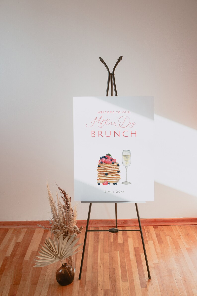 Mother's Day Welcome Sign Template Mother's Day - Etsy