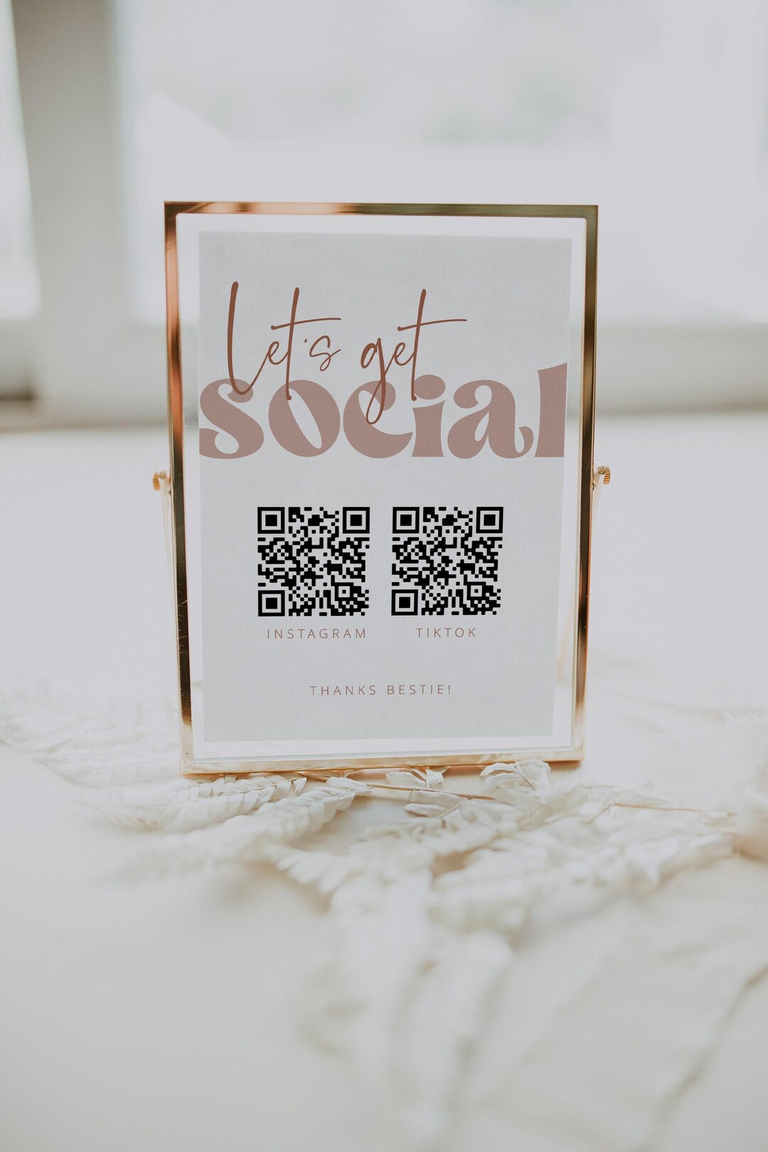 ARABELLA Social Media Sign Template, Retro Small Business Sign ...