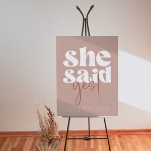 ARABELLA Retro Bridal Shower Sign Template Bridal Shower - Etsy