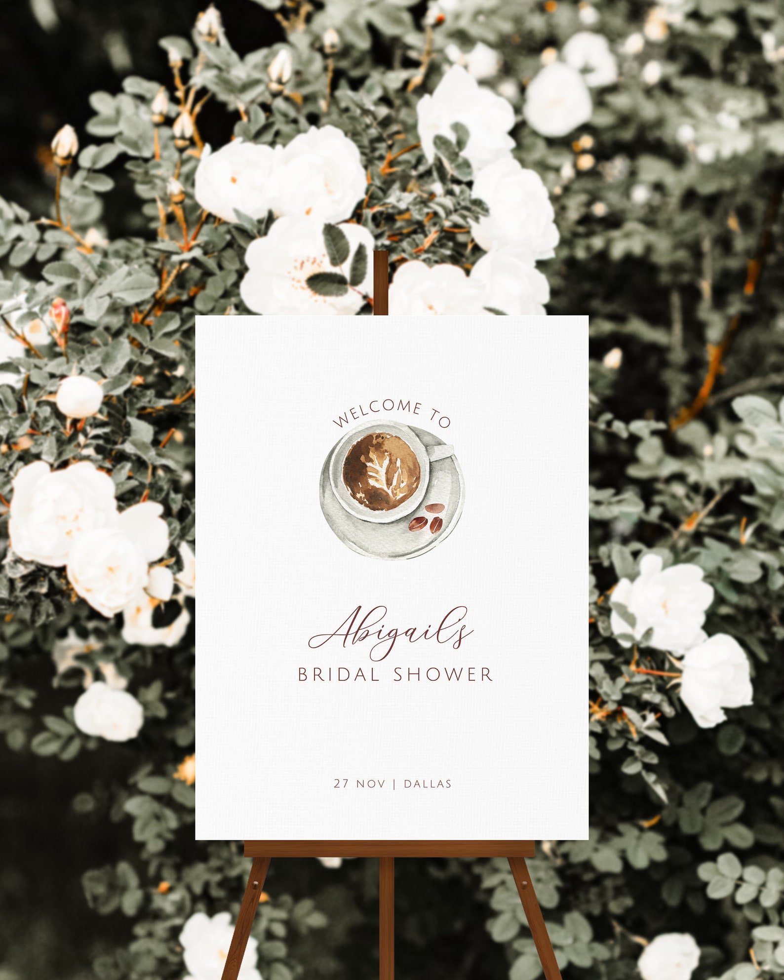 Love is Brewing Welcome Sign Template Coffee Bridal Shower - Etsy