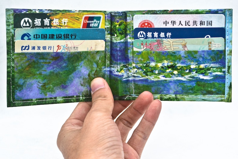 Water Lily, Customized Wallet, Paper Wallet, Tyvek Wallet, Purse ...