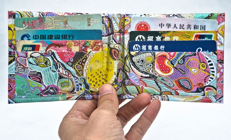 Inside Customized Wallet Paper Wallet Personalized Design - Etsy