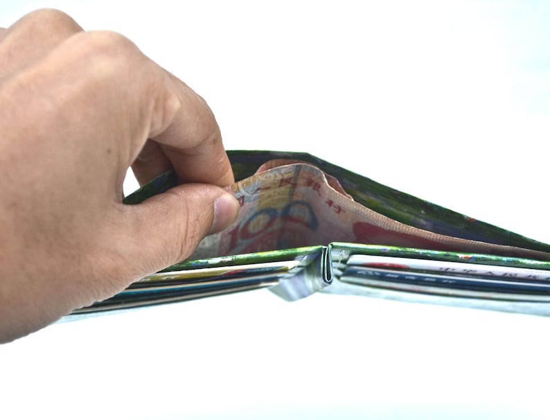 Water Lily, Customized Wallet, Paper Wallet, Tyvek Wallet, Purse ...