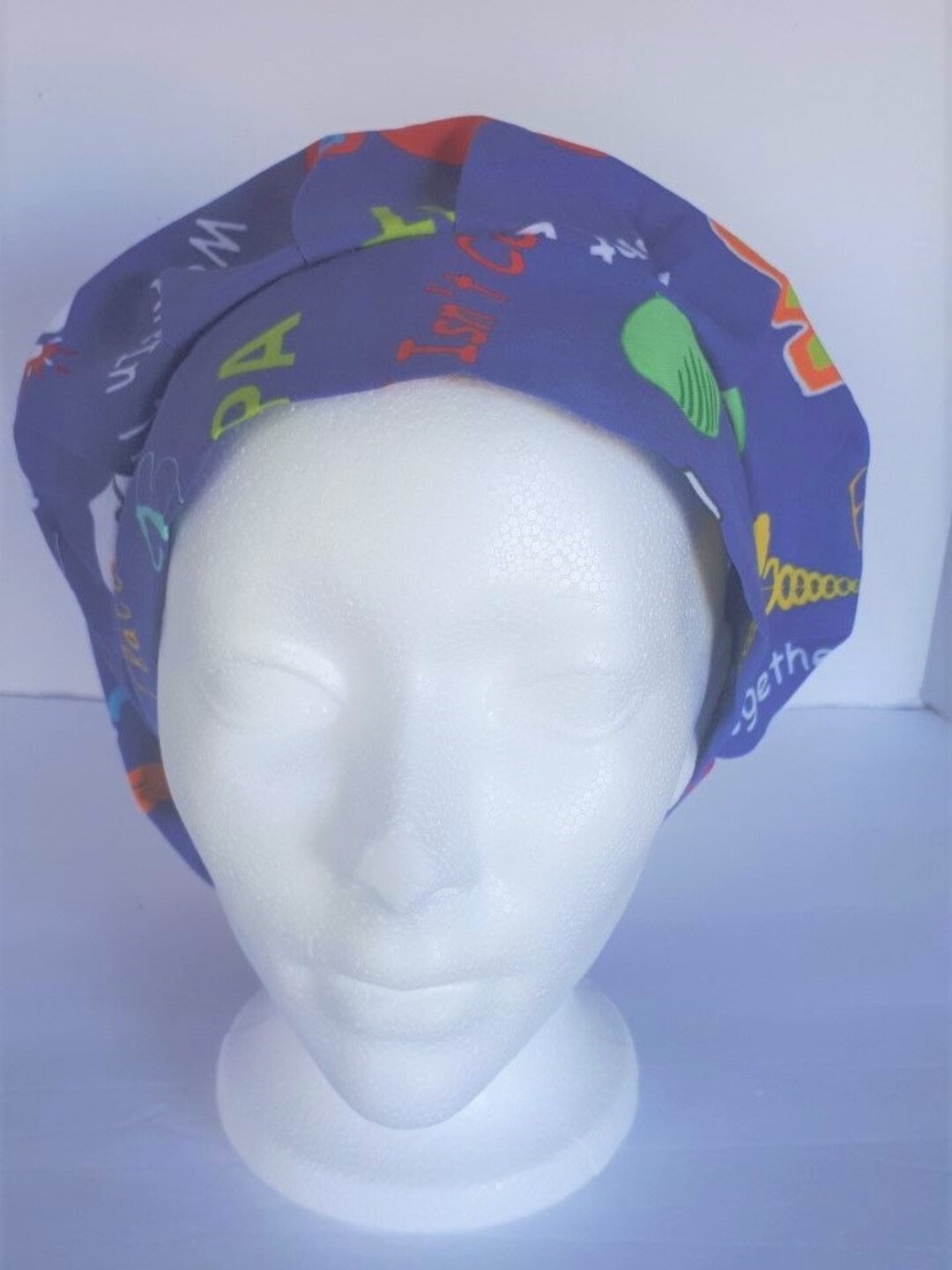 Bouffant With Toggle Adjuster the Frontline Worker Scrub Cap for Nurses ...