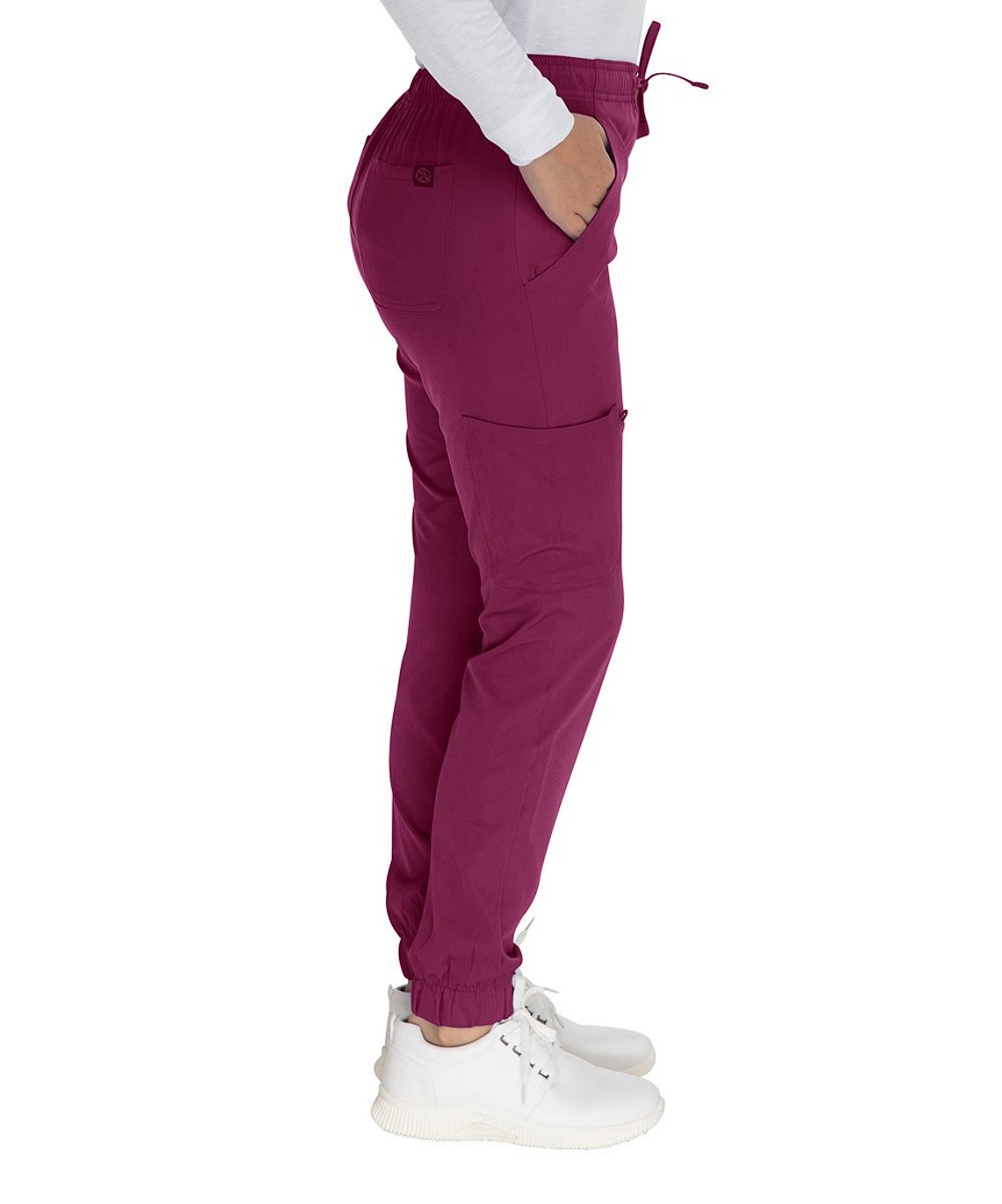 Jogger Scrub Sets 4 Way Stretch Sizes With V Neck Top XS-L Come in 5 ...