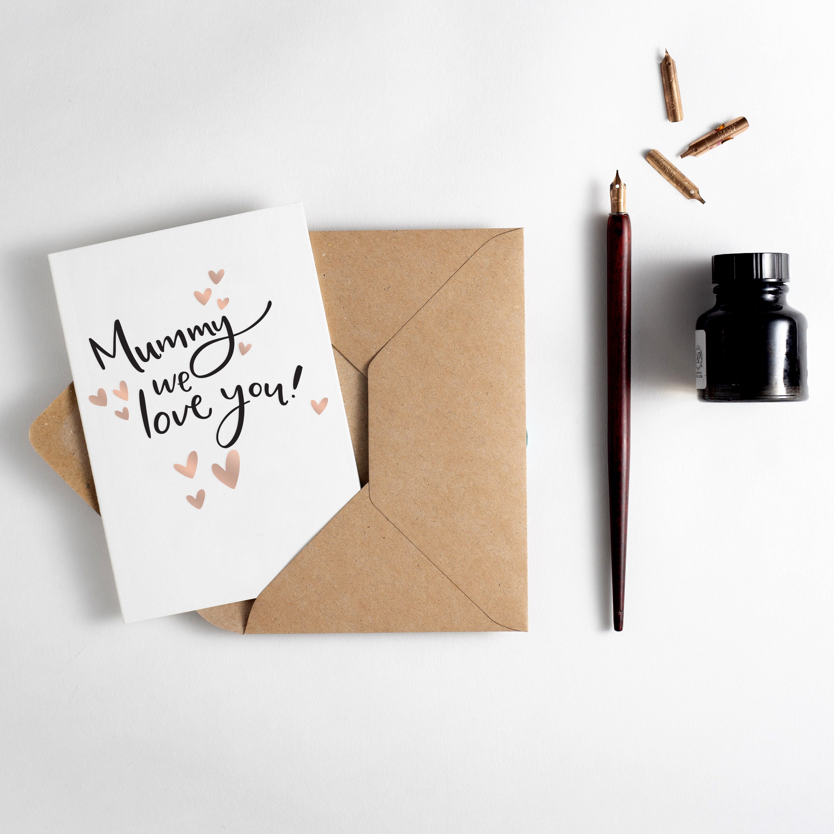 Mummy We Love You Card - Etsy