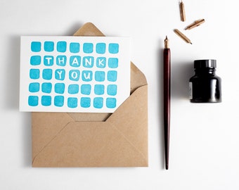 Thanks Y'all North Carolina Paper Clip Letterpress Card - Etsy