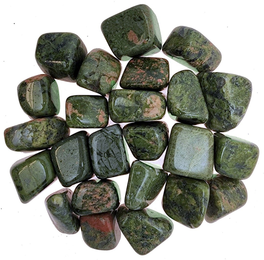 Green Lace Agate Tumbles - 1/2 to 1 Inch Pieces - Bulk Lot - 1 Lb Pound ...