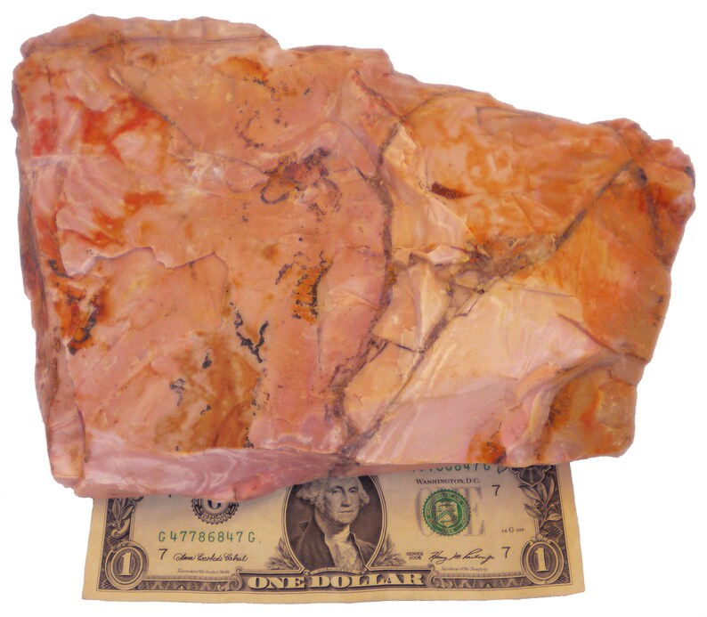 Pink Australian Opal 3005 Grams 9 x 6 x 2 Rough Slab | Etsy