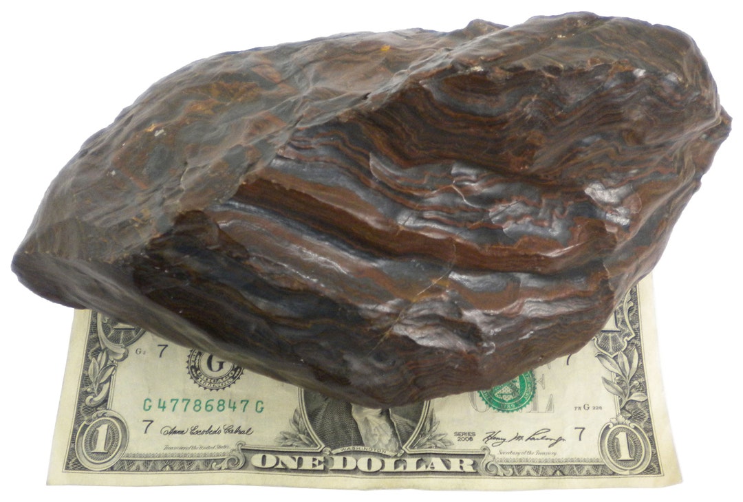 Banded Iron - Magnetite Hematite & Jasper Display Mineral - 1536 Grams ...