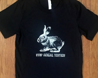 Stop Animal Testing Shirt - Etsy