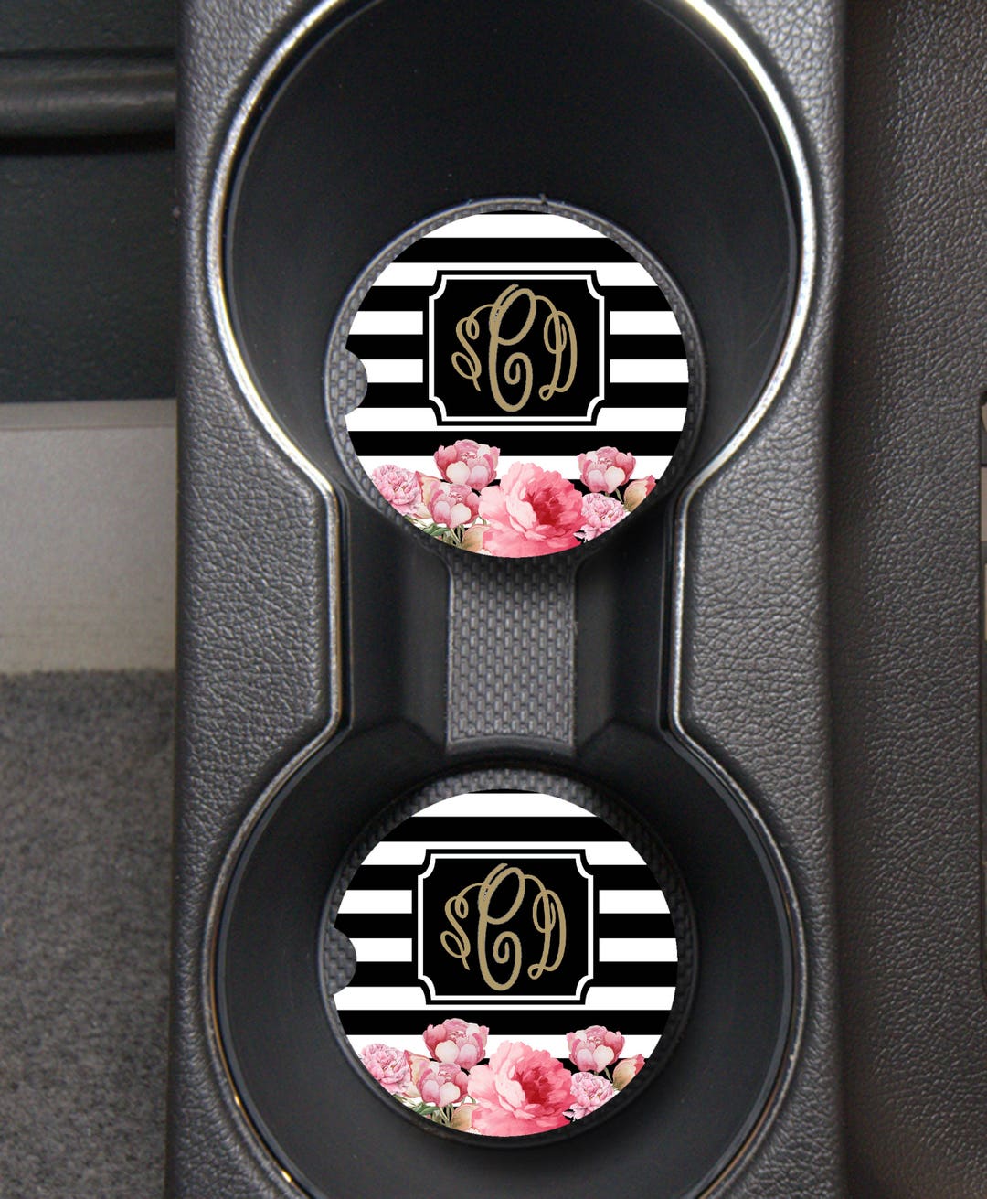 Monogram Car Coasters/custom Sandstone Coasters/car Coasters/monogram ...