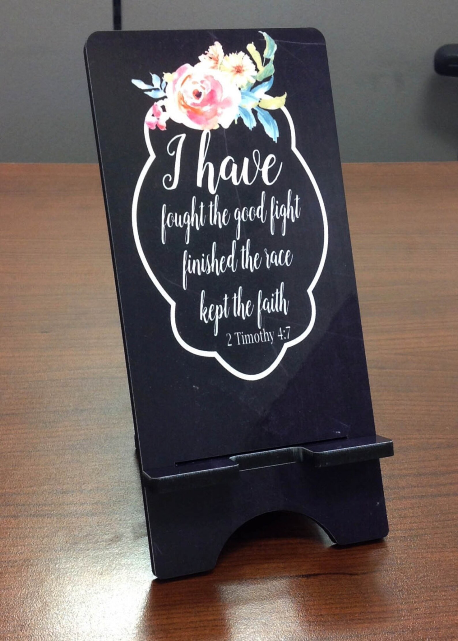 Bible Verse Phone Stand. Custom Phone Stands. Cell Phone Docking ...