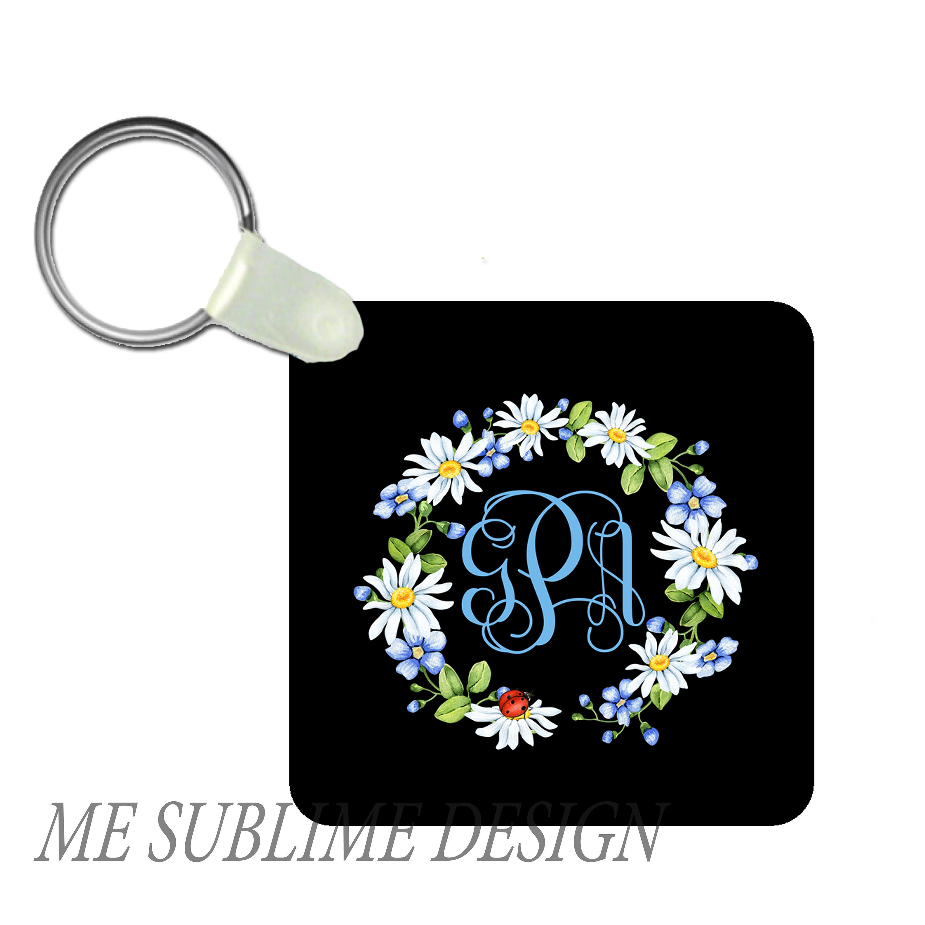 Daisy License Plate Monogram License Plate Licence Plate - Etsy