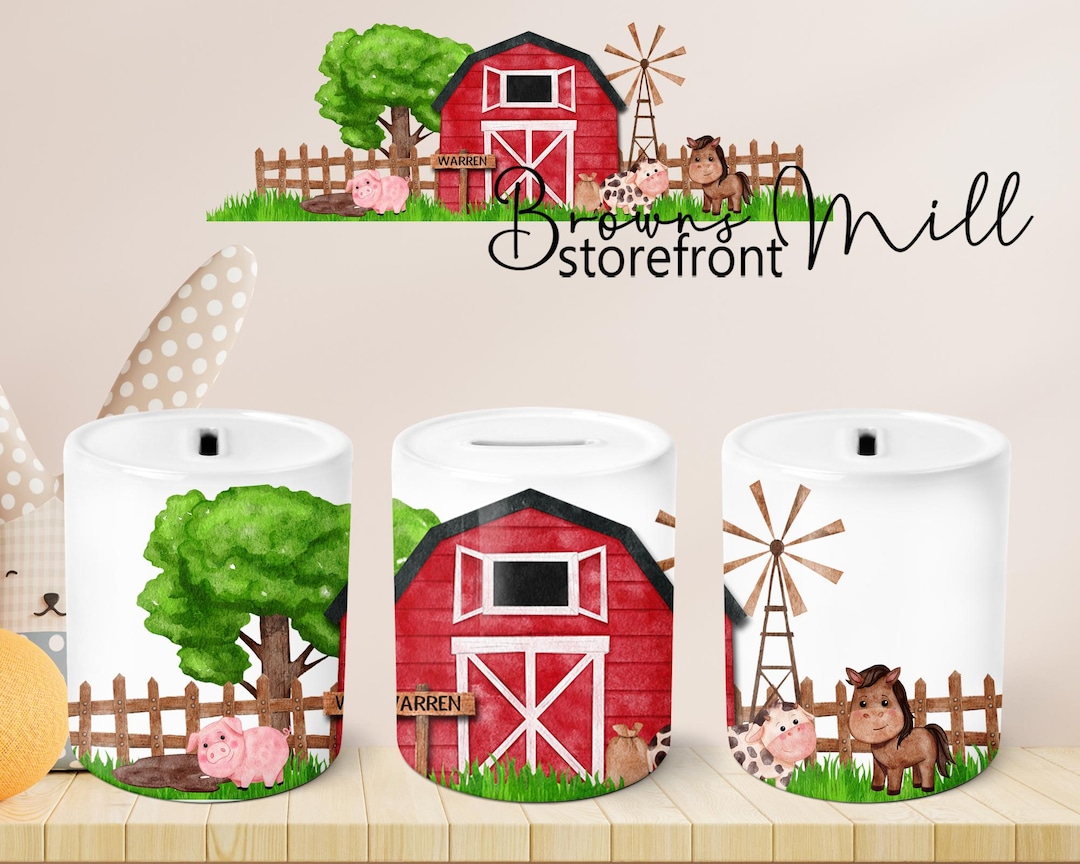 Personalized Coin Bank - Personalized Money Bank - Custom Coin Bank ...