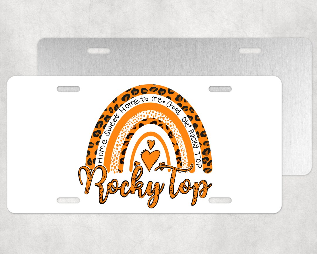 Tennessee License Plate. Rocky Top License Plate, Tennessee Hobo ...