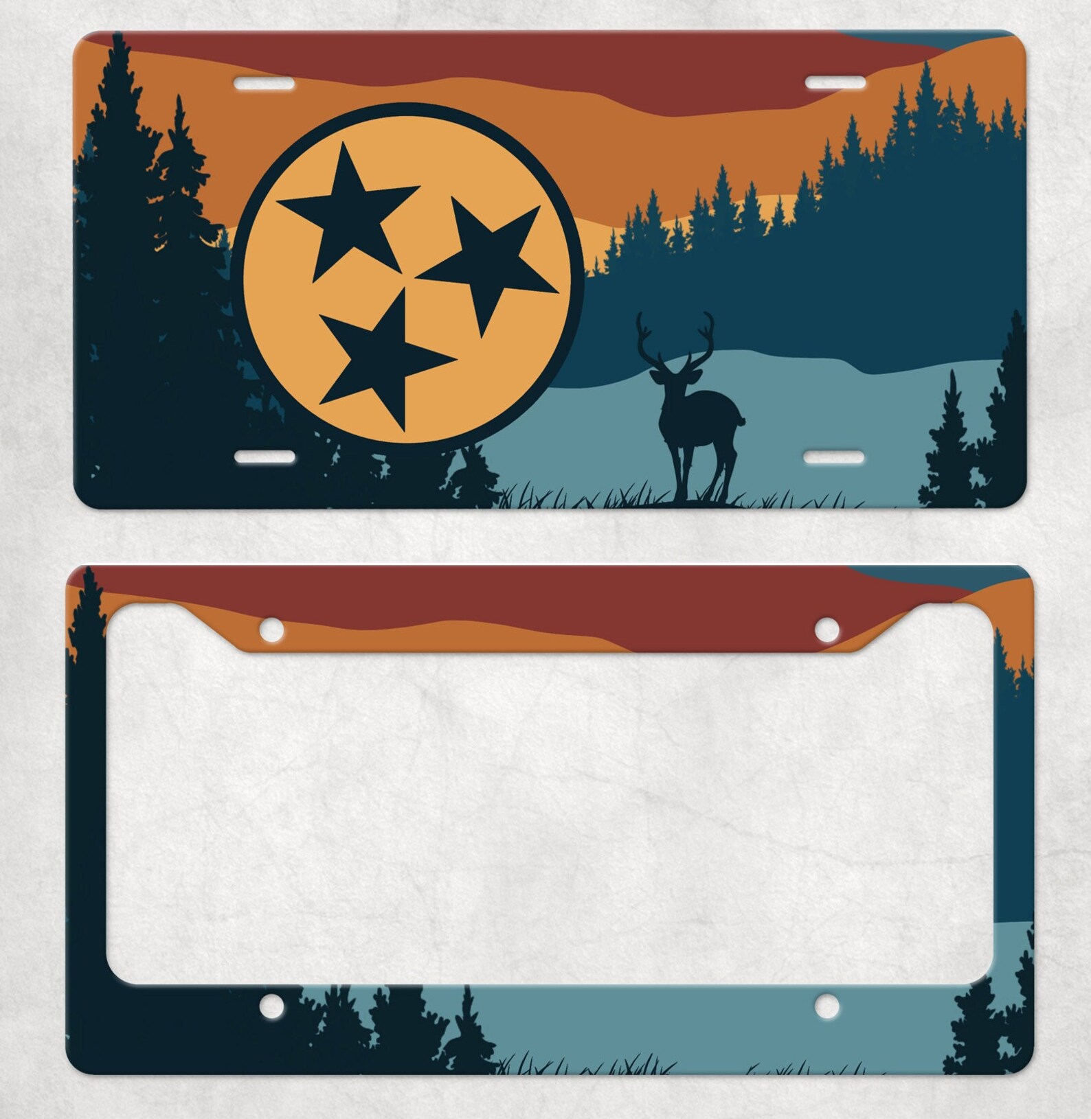 Tennessee License Plate. Tennessee Mountain License Plate, Deer License ...