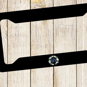 Daisy License Plate, Monogram License Plate, Licence Plate Frame ...