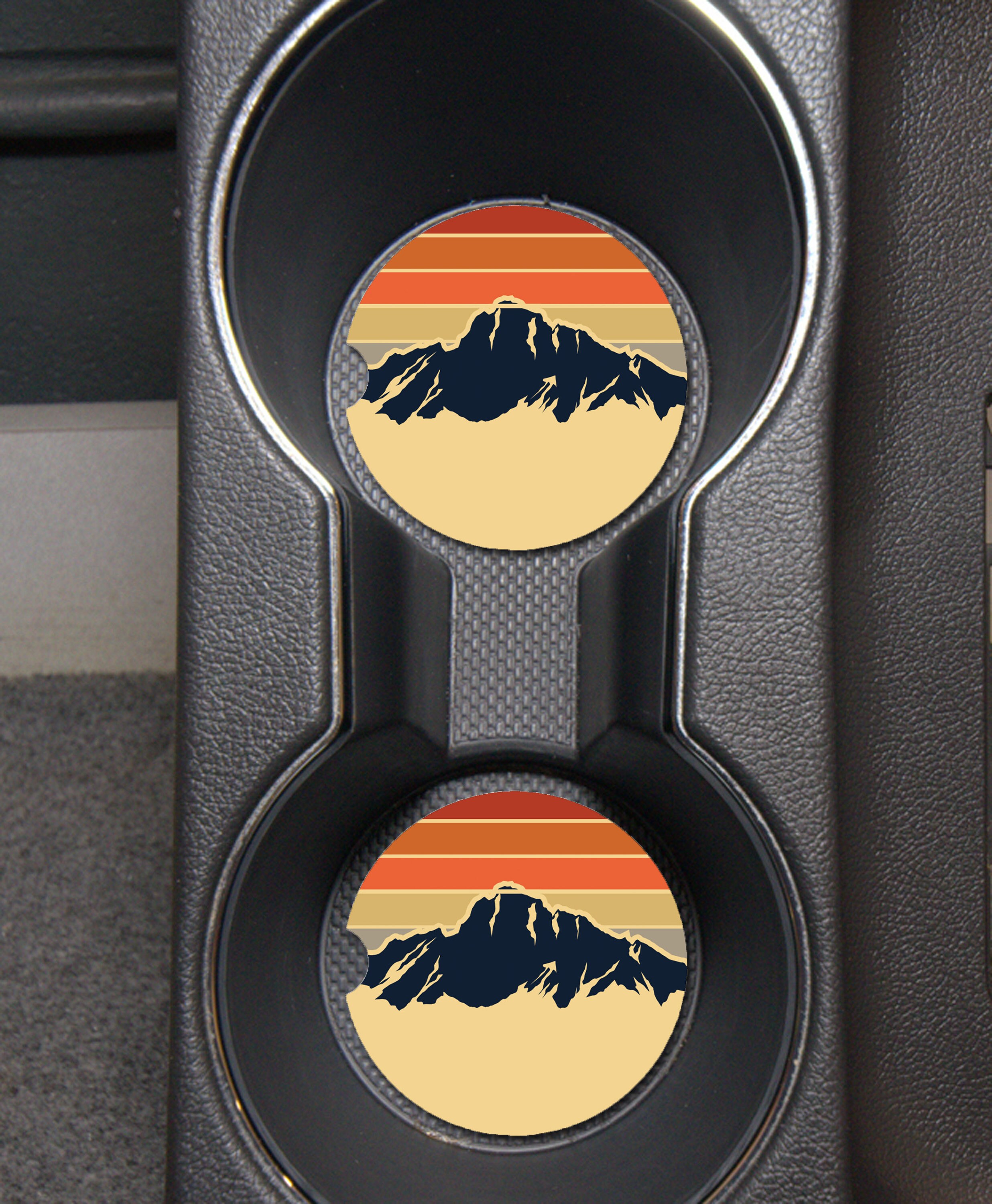 Retro Sunset License Plate, Sunset Mountain License Plate, Retro Sunset ...
