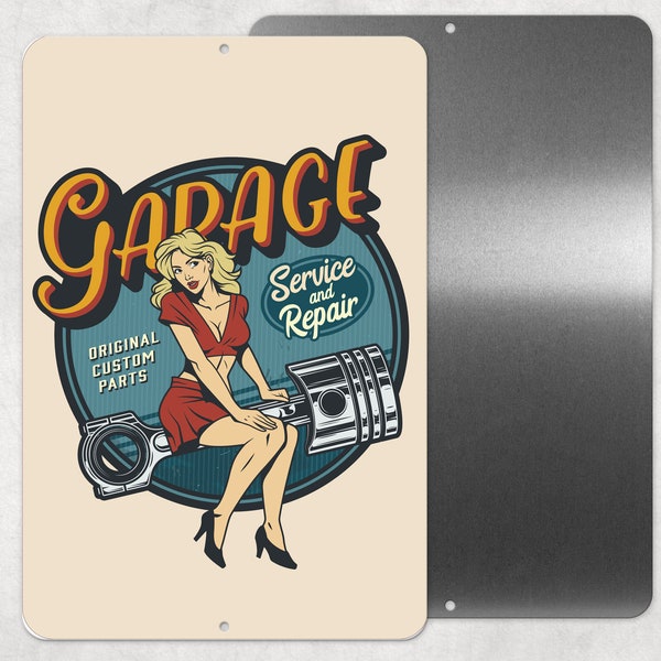 Vintage Mechanic Sign - Etsy