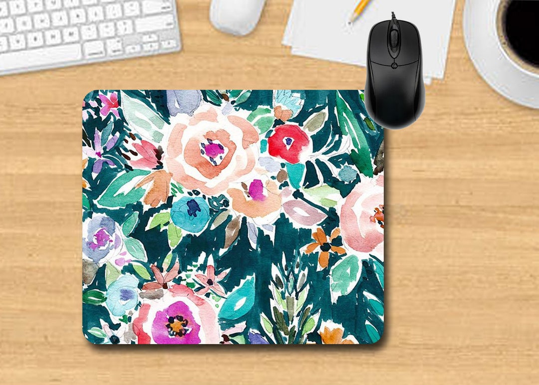 Water Color Mouse Pad. Personalized Mouse Pad. Monogram Mouse Pad ...