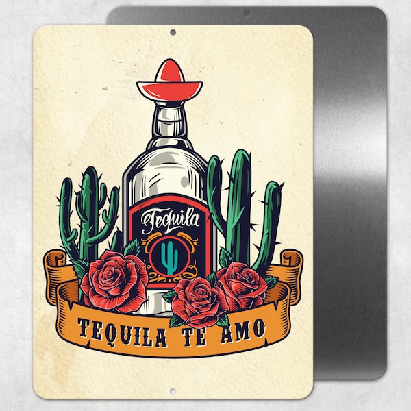 Tequila Metal Signs - Etsy