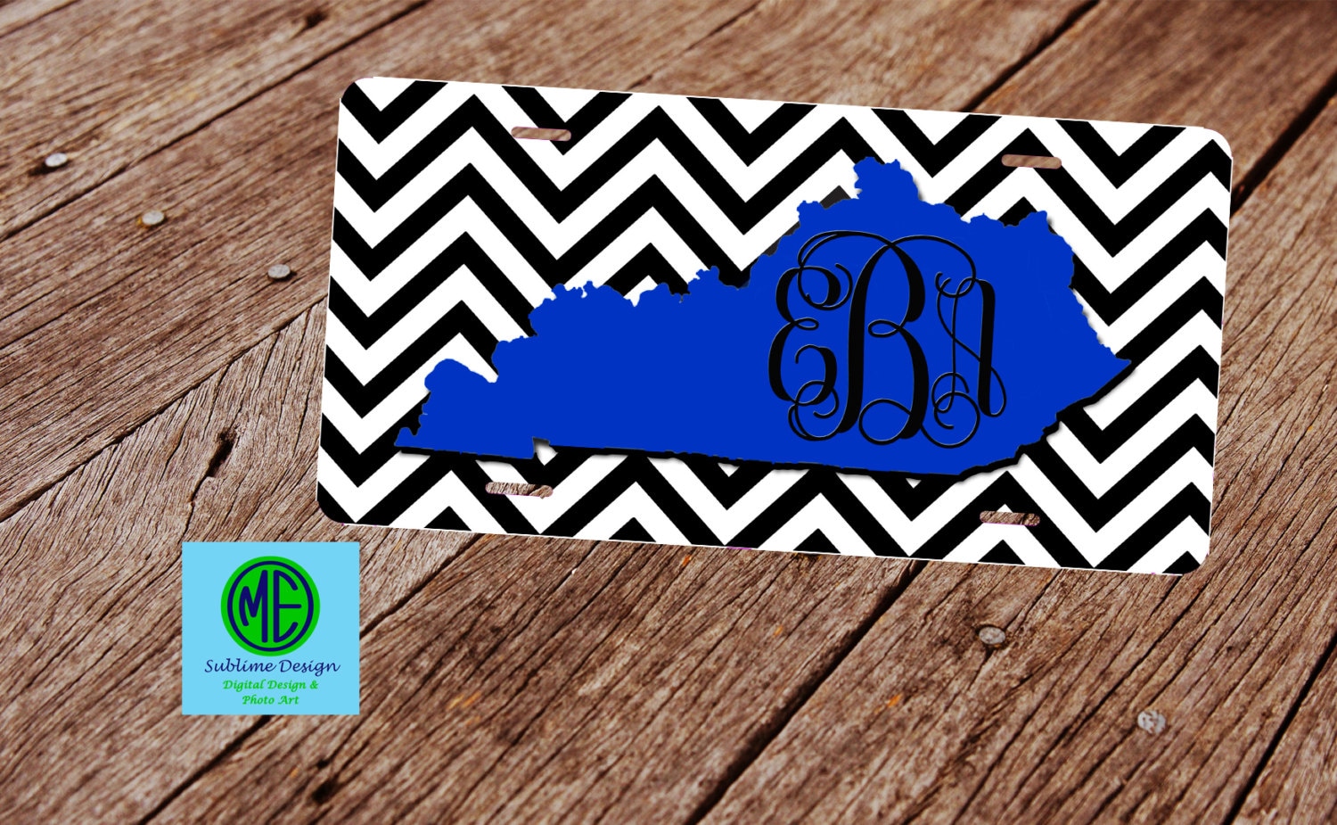Kentucky State Monogram License Plate. Monogram License Plate. Custom ...