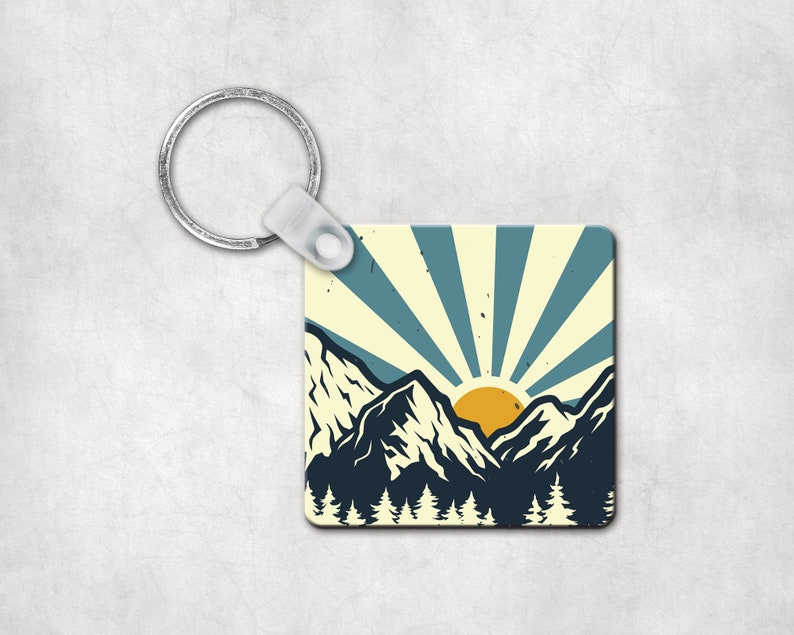 Retro Mountain License Plate Adventure Plate Frame Camper - Etsy