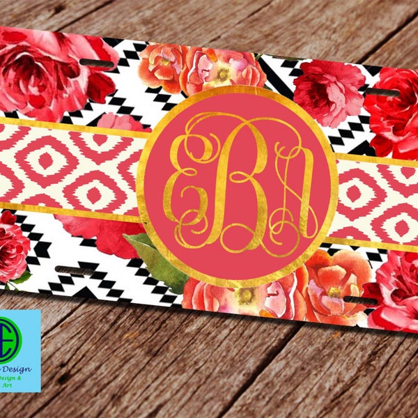 Aztec Monogram - Etsy