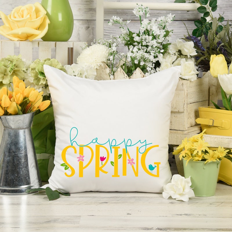 Spring Pillow - Etsy