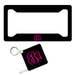 Monogram License Plate License Plate Frame Personalized Car - Etsy