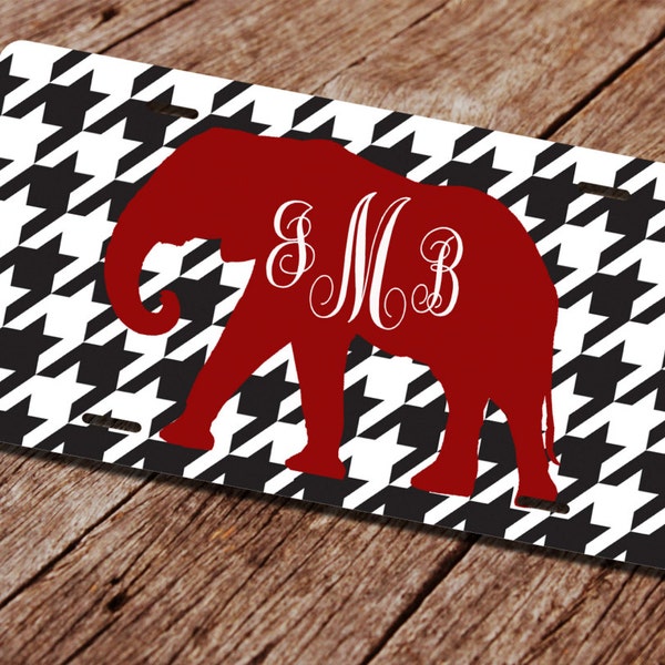 Elephant Monogram - Etsy