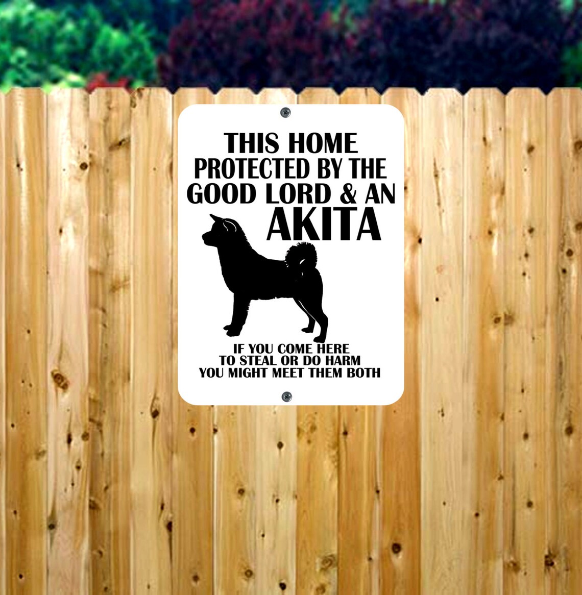 Dog Owner Metal Sign/protected by Dog Metal Sign/beware of Dog | Etsy