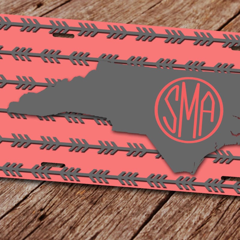 Nc Front License Plate - Etsy