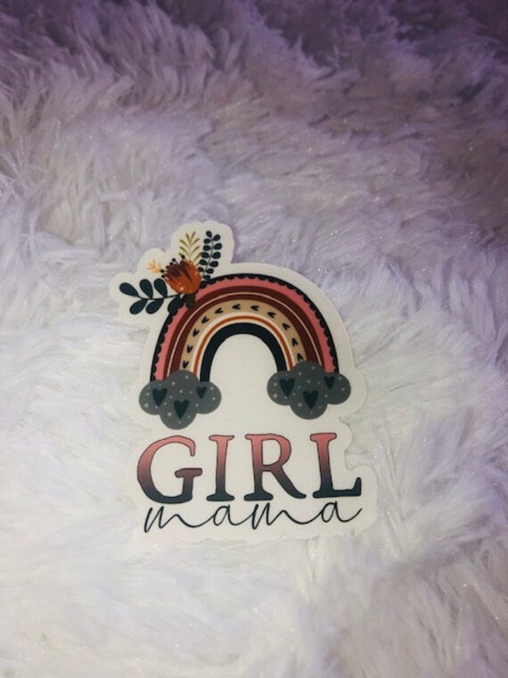 Electronics & Accessories Girl Mama Rainbow Sticker Decals & Skins etna ...