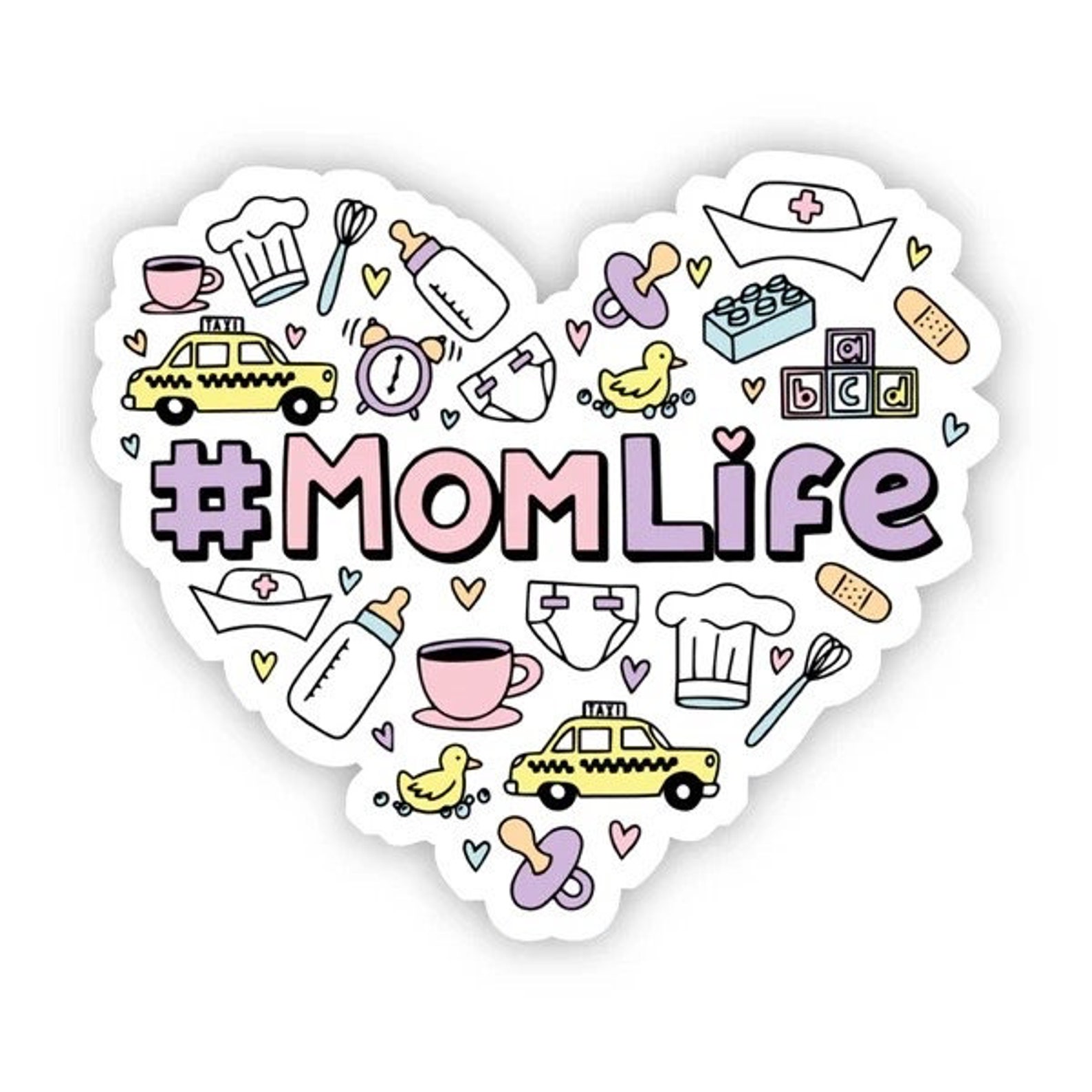 Mom Life Sticker - Etsy