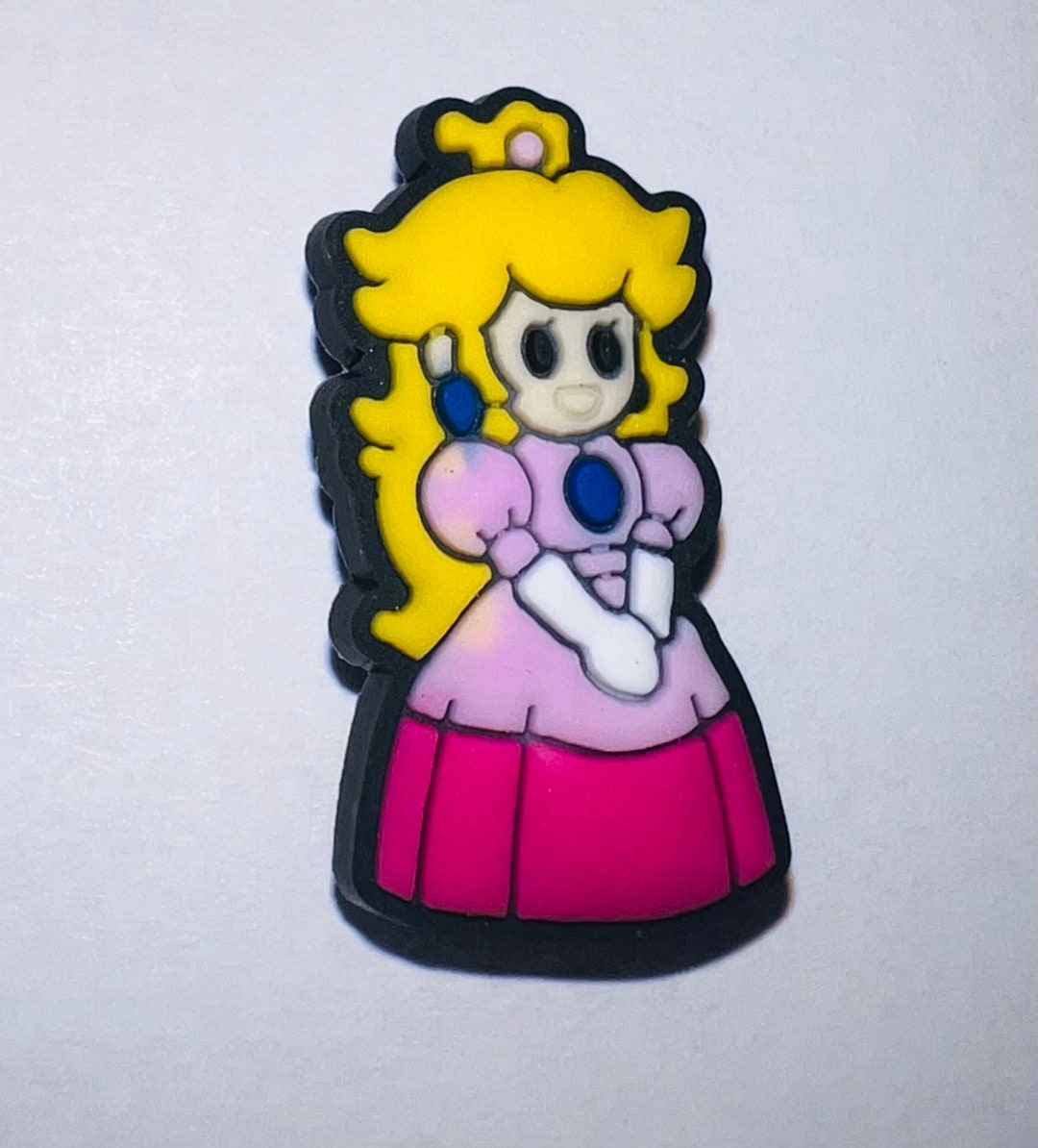Princess Peach Croc Charm - Etsy