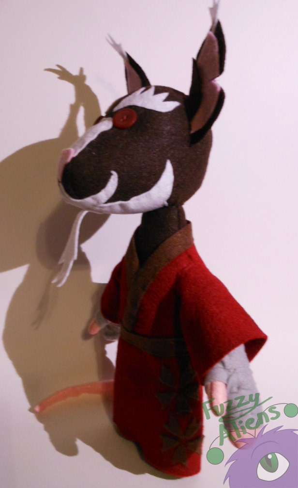 Splinter teenage Mutant Ninja Turtle Plush - Etsy