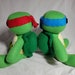 Teenage Mutant Ninja Turtle Plushies (full Set) - Etsy