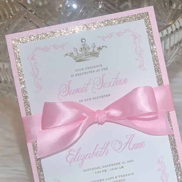 Sweet 16 Invitation - Etsy