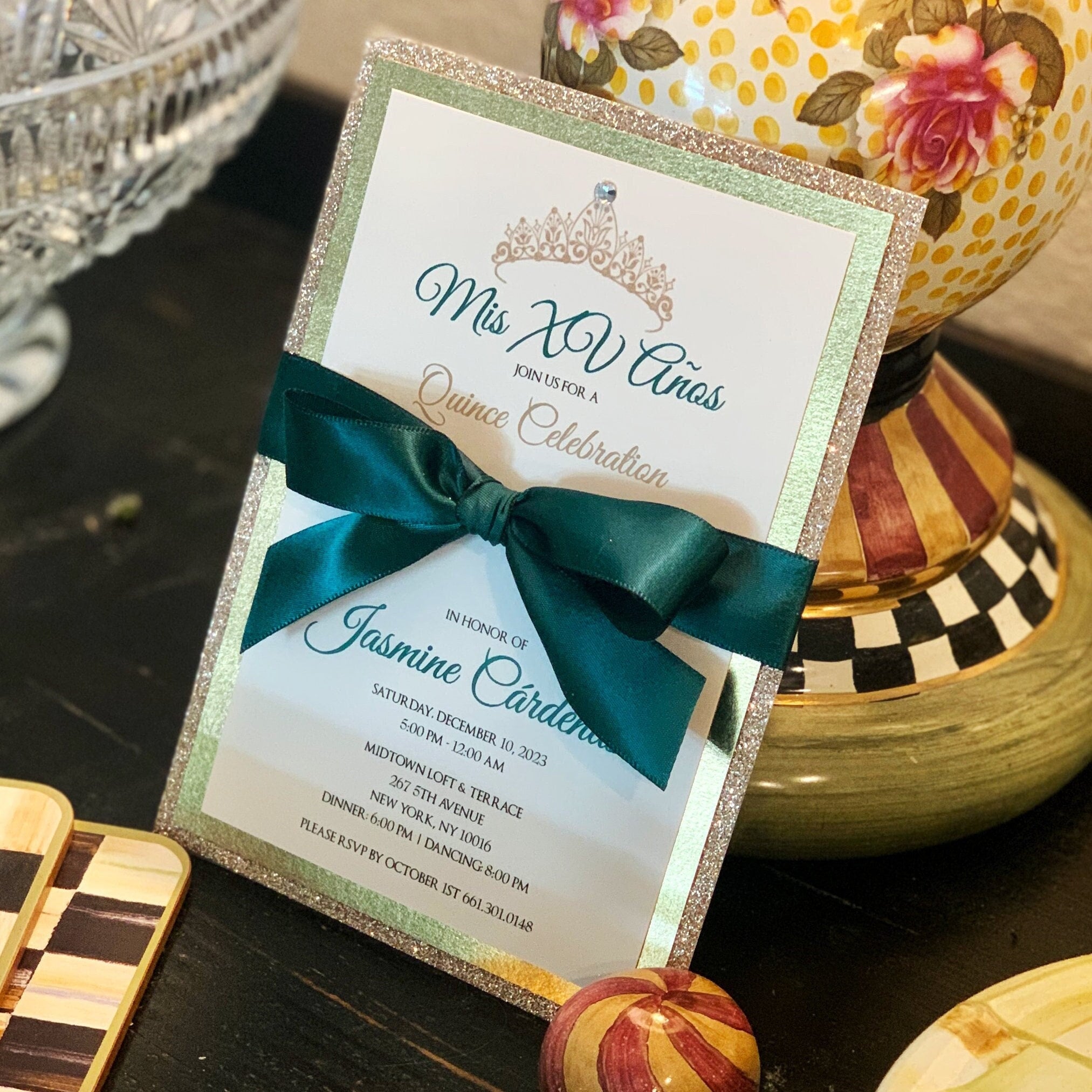 Xv Invitations En Espanol Quinceañera Invitation 15th Birthday Party