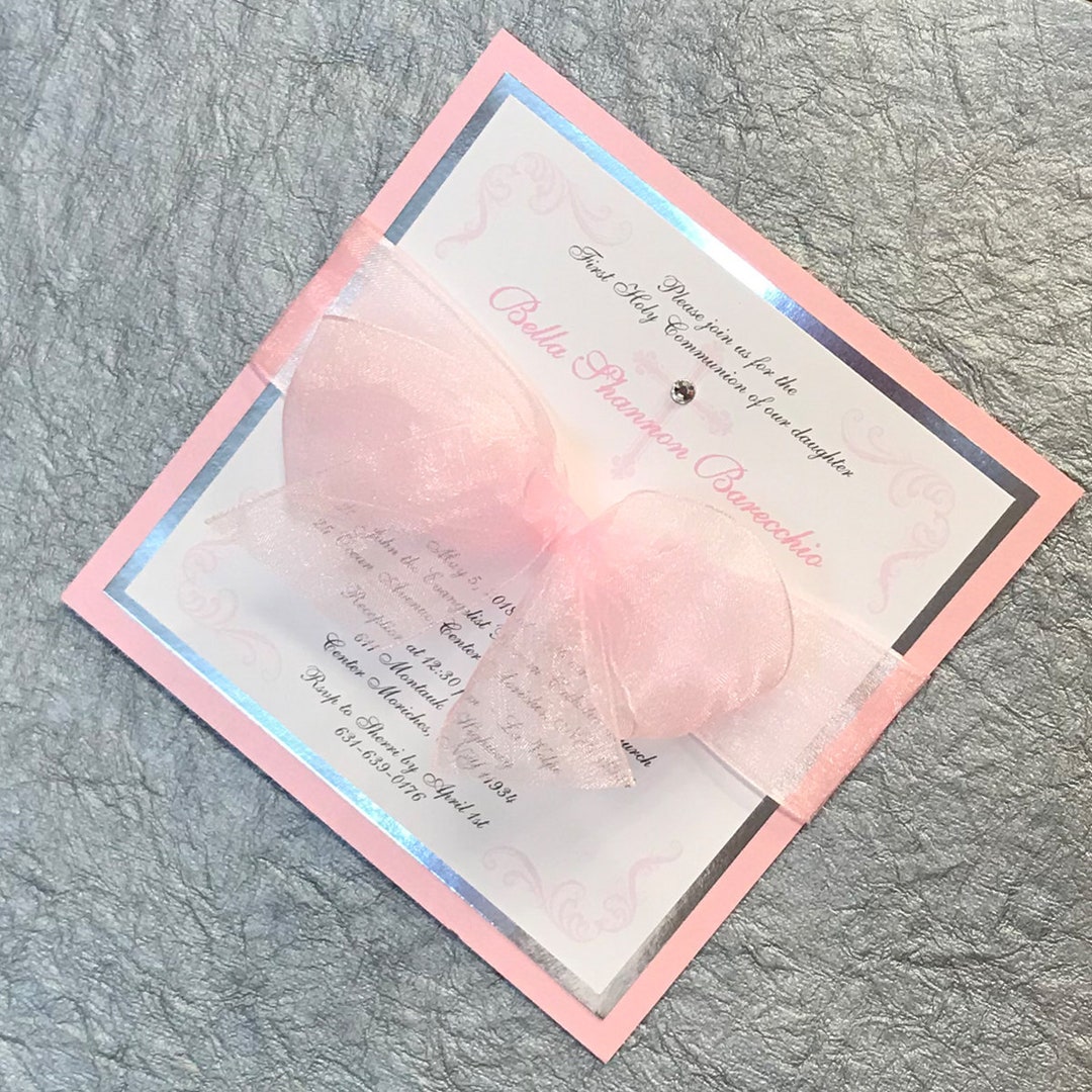 Pink Quinceanera Invitation Elegant Quinceanera Invitation Pink and ...