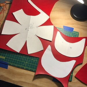 Leather Baseball Hat Pattern / Veg Tan Leather / DIY / Template ...