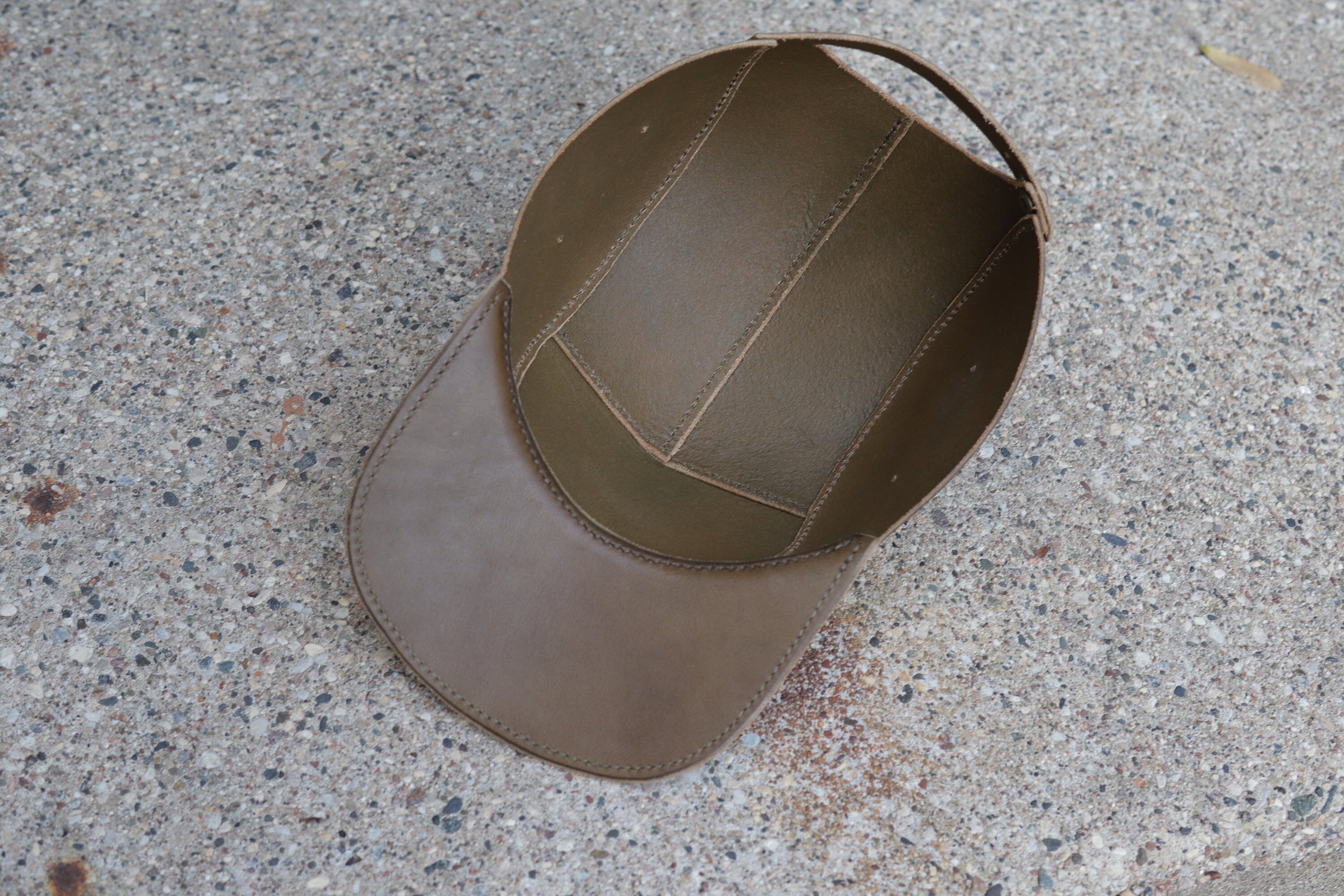 Leather 5 Panel Hat PDF Pattern / Veg Tan Leather / DIY / Template ...